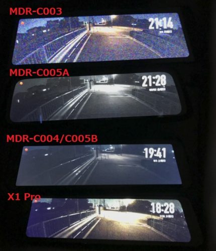 前後200万画素 純正ミラー交換式スマートミラー型ドラレコ MAXWIN「MDR-C005A」「MDR-C005B」のレビュー、評価！
