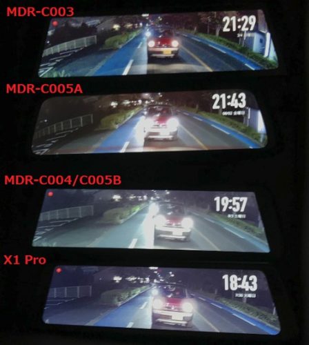 前後200万画素 純正ミラー交換式スマートミラー型ドラレコ MAXWIN「MDR-C005A」「MDR-C005B」のレビュー、評価！