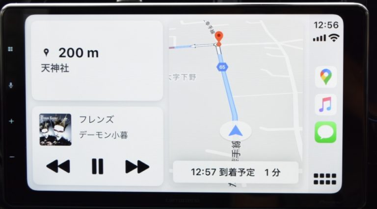 CarPlayでのGoogle Mapの使い方とレビュー