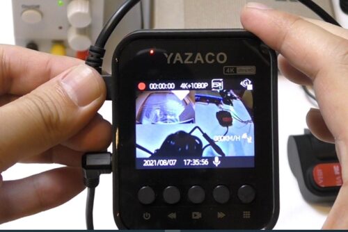 実機レビュー microSDカードを使わないeMMC対応の4Kドラレコ YAZACO「P4」の評価