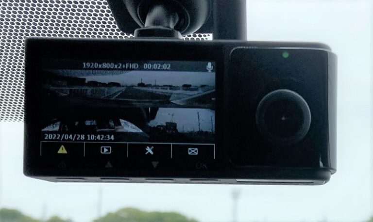 実機レビュー「GoSafe 490G」の評価 パパゴ3カメラドラレコ