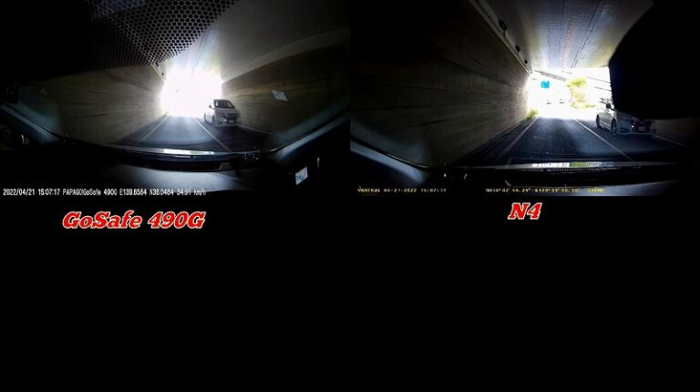 実機レビュー「GoSafe 490G」の評価 パパゴ3カメラドラレコ