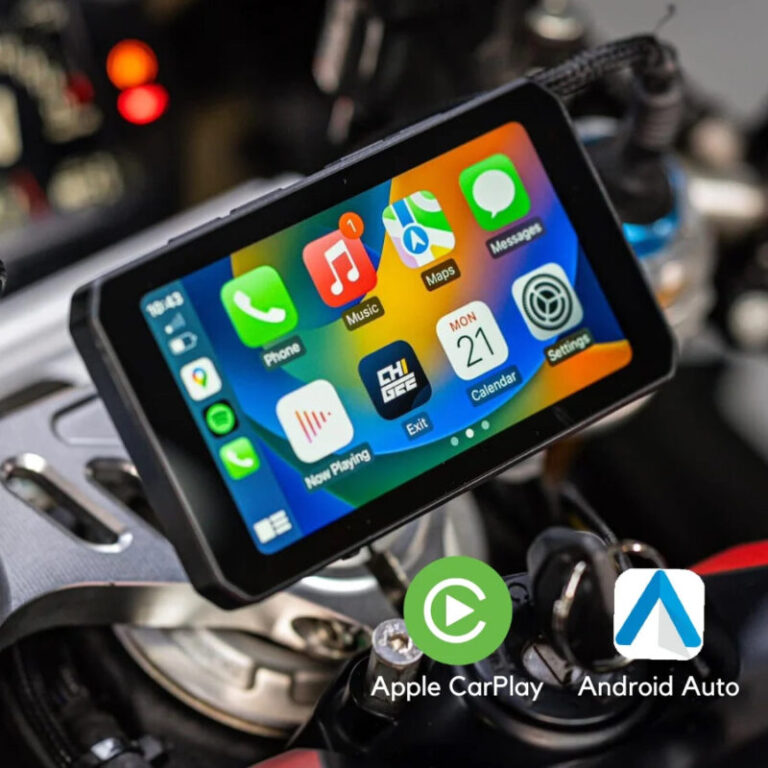実機レビュー「AIO-5 Lite」AKEEYOのバイク用CarPlay・Android Auto対応モニターの評価