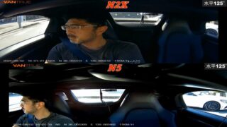 「N2X」VANTRUEの60fps録画対応の一体化2カメラドラレコ